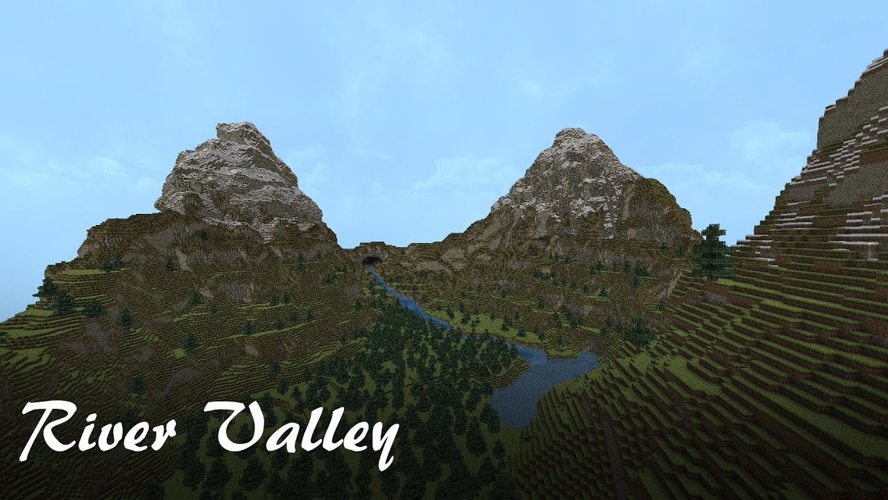 River Valley Raft Ride - Minecraft Custom Map - YouTube