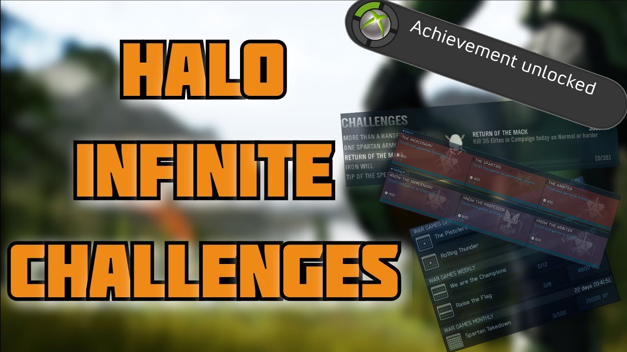 Halo Infinite | DAILY, WEEKLY, MONTHLY CHALLENGES - YouTube