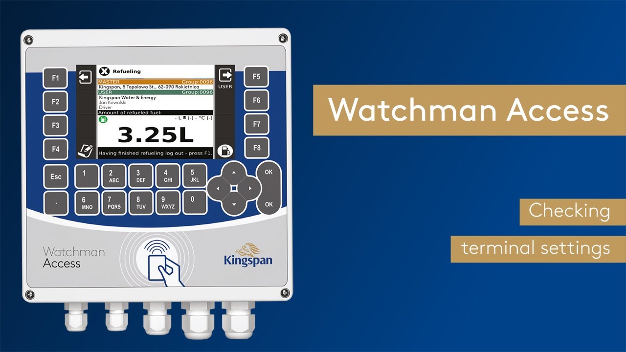 How to check terminal's settings? Watchman Access FAQ - YouTube