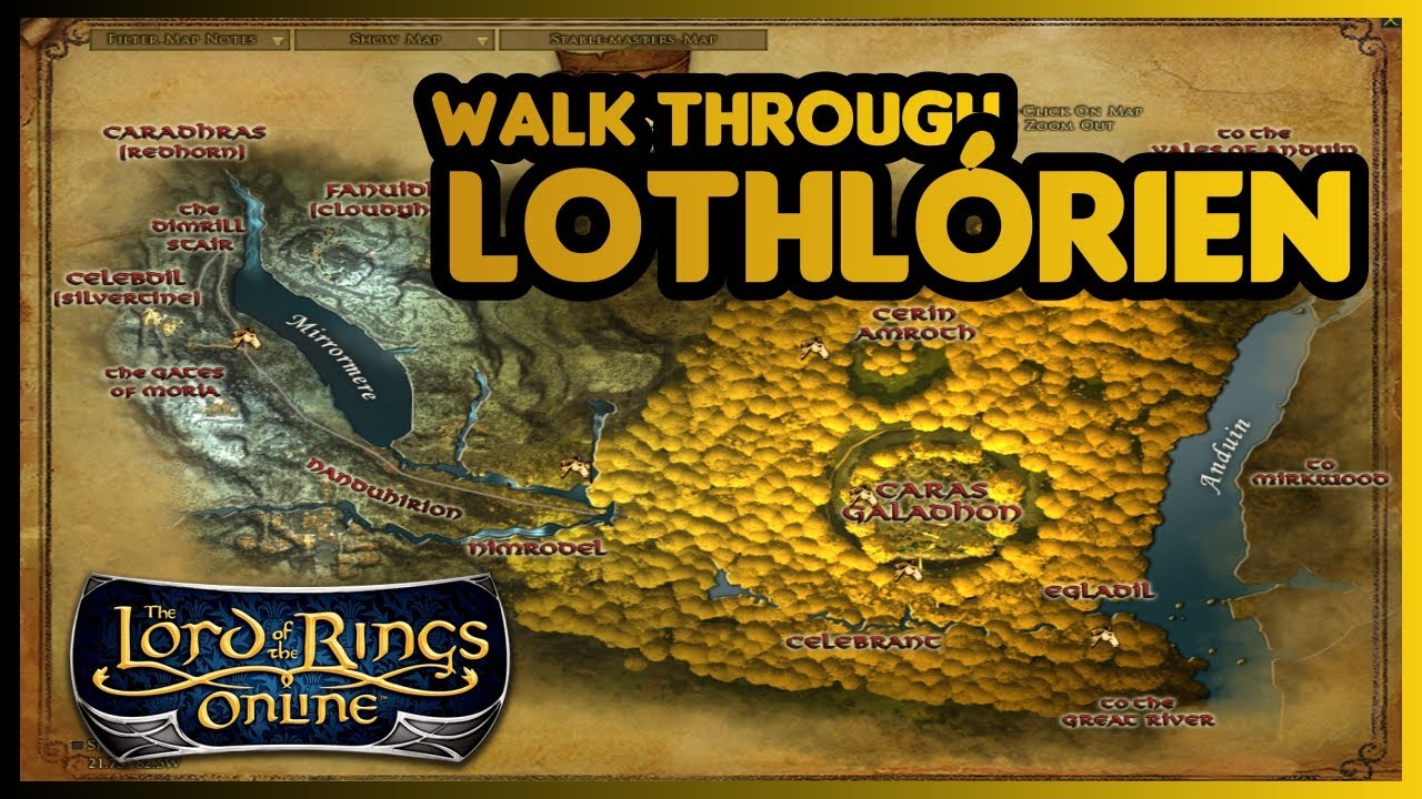 LOTHLÓRIEN - WALK THROUGH - LOTRO 2021 - YouTube