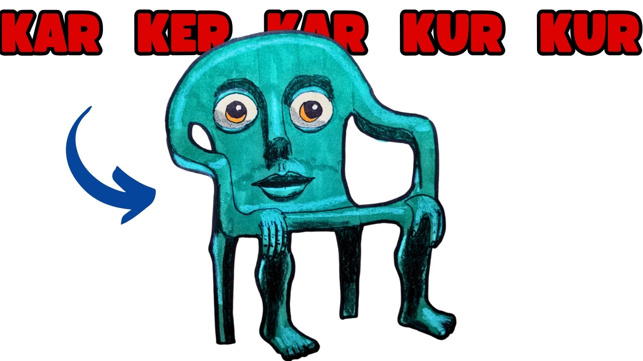 Como DIBUJAR a KAR KER KAR KUR KUR de la BRAINROT / How to DRAW KAR KER ...