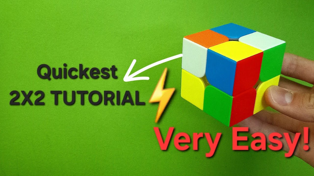 How to solve the 2x2x2 Rubik's cube? Step by step tutorial, beginner ...