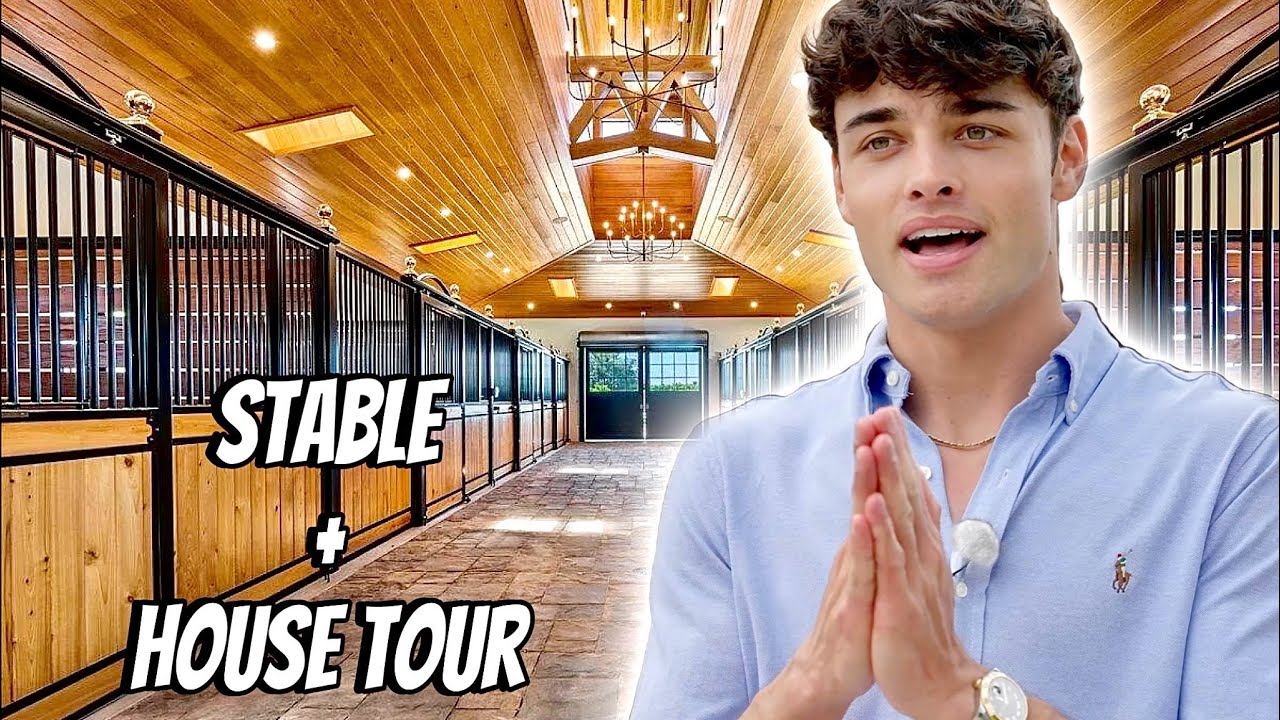 LUXURY STABLE TOURS: NEW BUILD IN WELLINGTON FOR SALE - YouTube