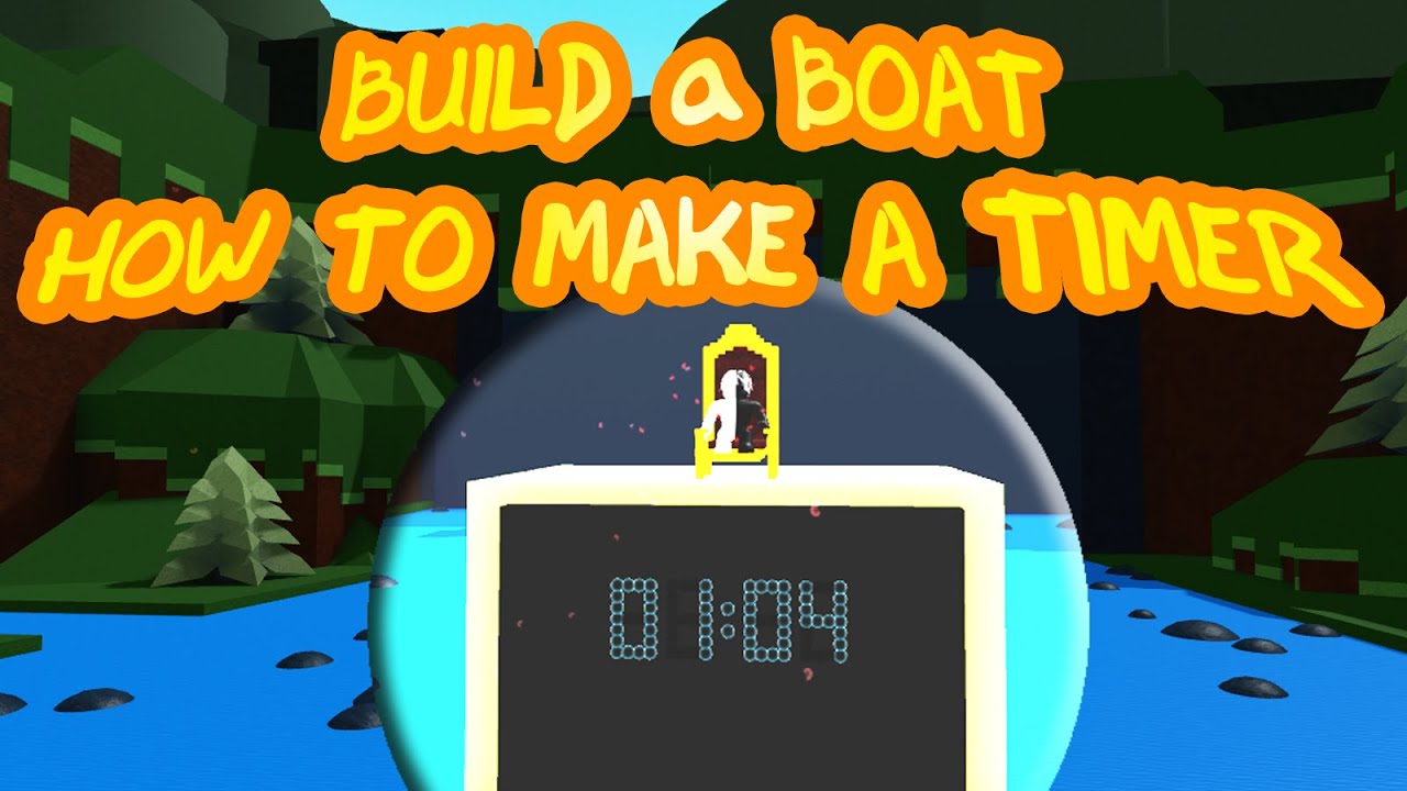 Build A Boat - TIMER - CLOCK - YouTube