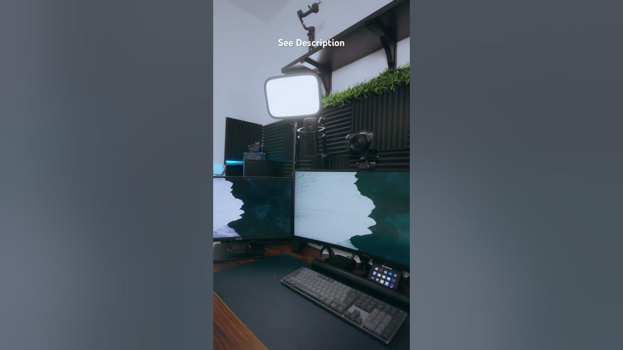 Desk Setup - Minimal Productive - YouTube