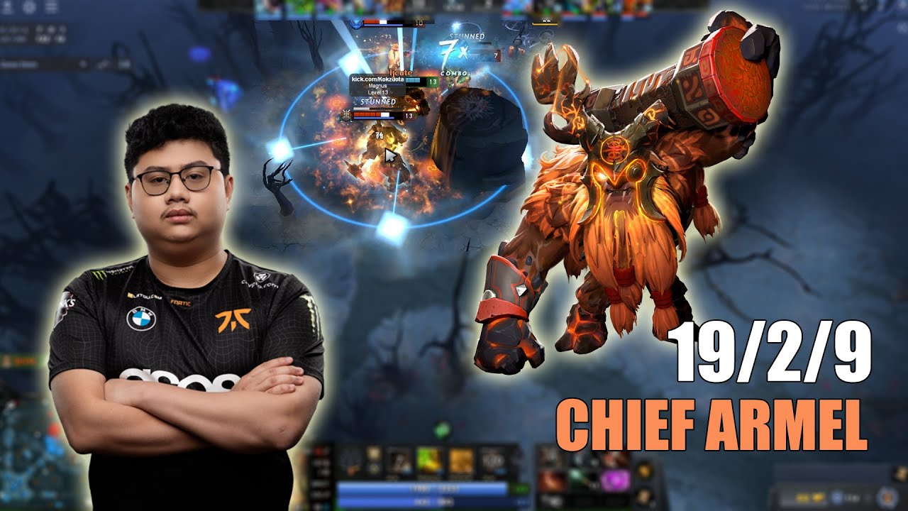 CHIEF ARMEL EARTHSHAKER GODLIKE | Dota 2 GG Well Played - YouTube