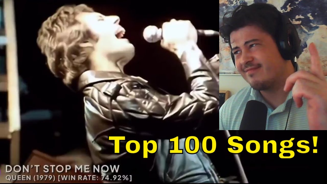 American Reacts top 100 most recognizable songs of all-time - YouTube