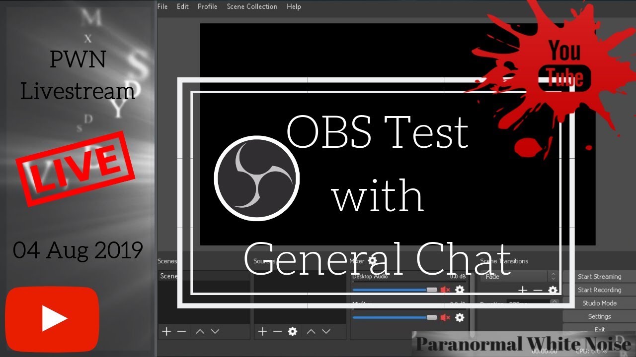 OBS Test with General Chat - YouTube