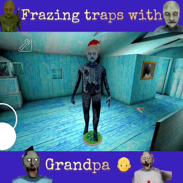 Frazing traps with Grandpa #shortvideo #granny #gaming - YouTube