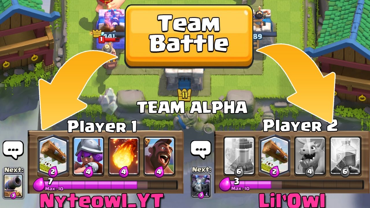TEAM BATTLE! How It Works!! - Clash Royale - YouTube