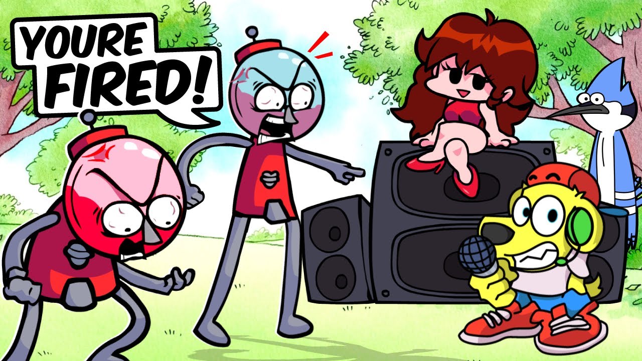 Friday Night Funkin but BENSON IS ANGRY (Regular Show) FNF Mods 104 ...