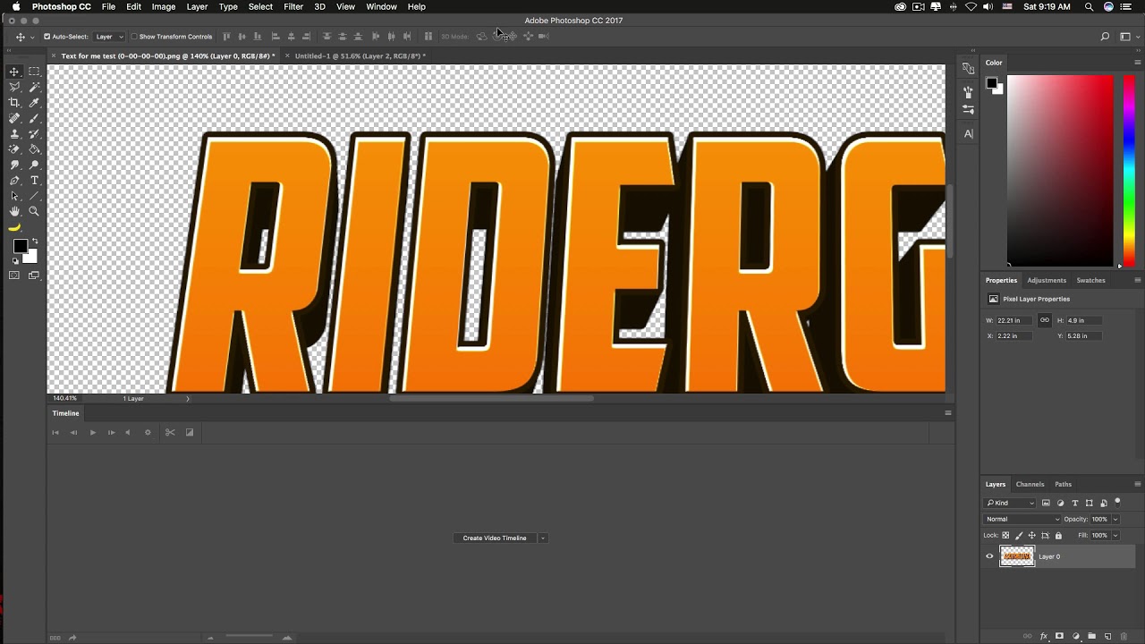 How to make 2.5D Text on After Effects - YouTube