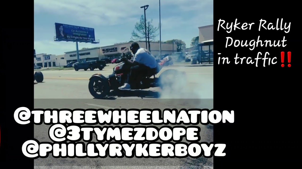 Can Am Ryker sick doughnut in Houston "W.H.A.P 2K22" - YouTube