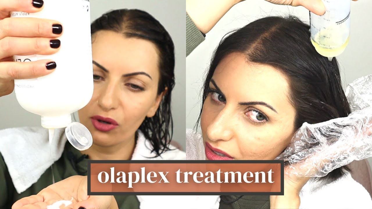 How To Treat Fine, DAMAGED Hair With Olaplex Steps 1 & 2 | SKLPT'D Hair ...
