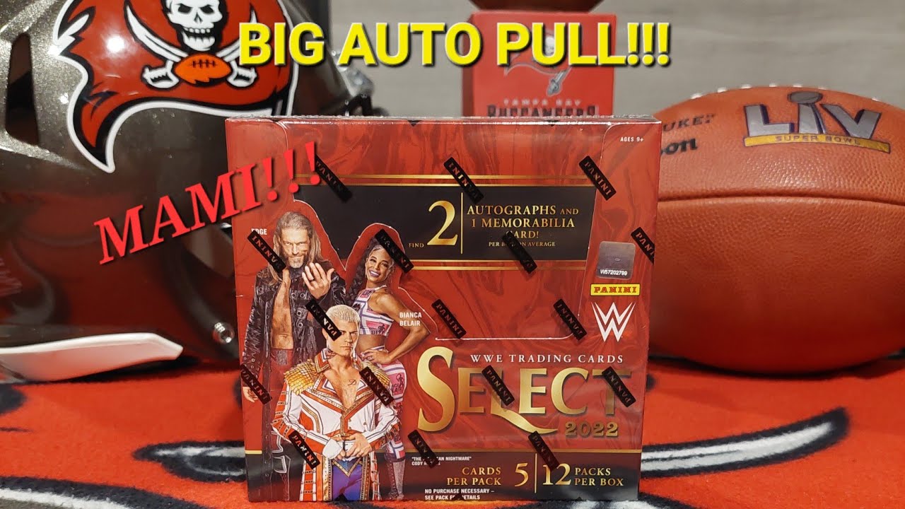 WWE 2022 SELECT HOBBY BOX! SWEET AUTO PULL! - YouTube