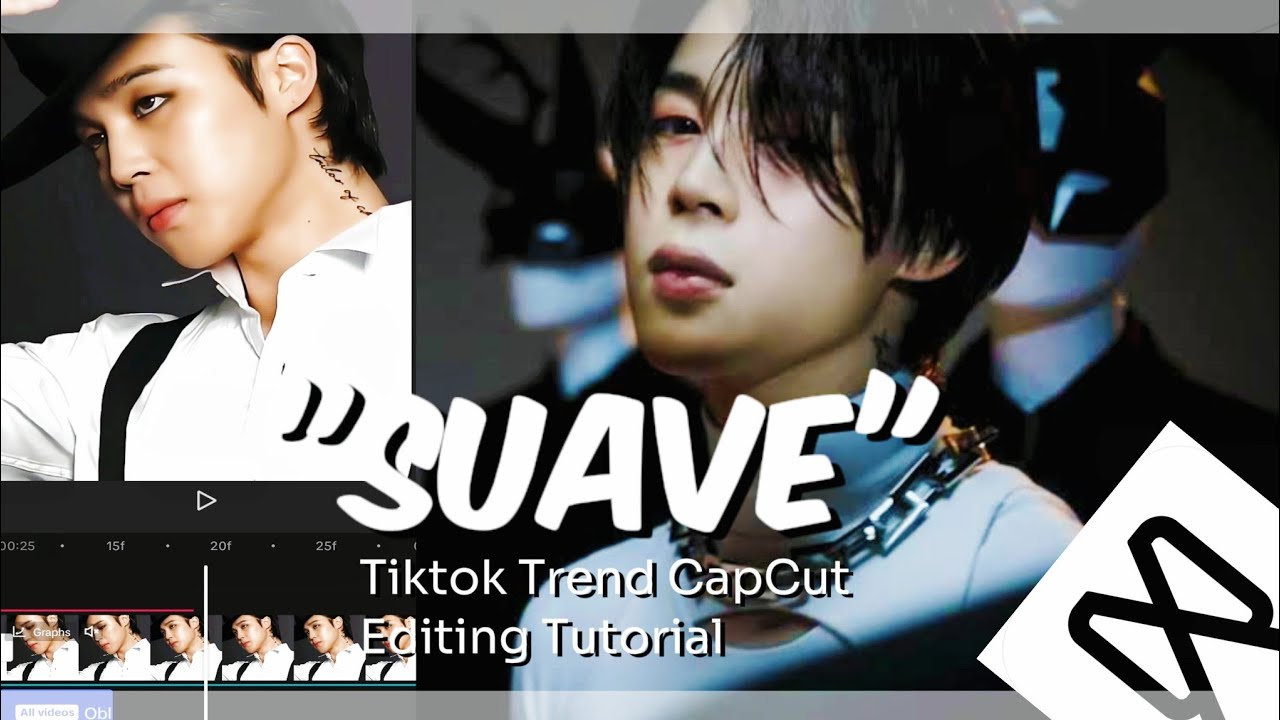 "SUAVE" NEW Tiktok Trend CapCut Editing Tutorial #jimin - YouTube