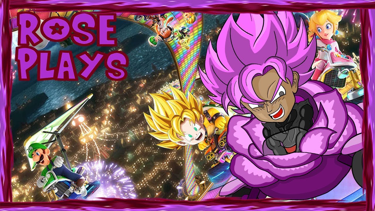 Rosé Goku Black VS Goten! Mario Kart 8 Deluxe - YouTube