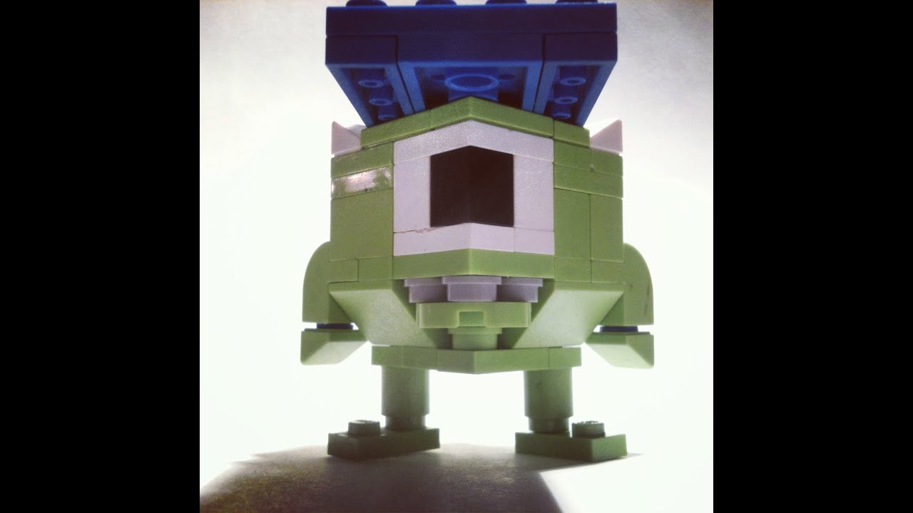 Monsters University: Lego Mike Wazowski CubeDude MOC - YouTube