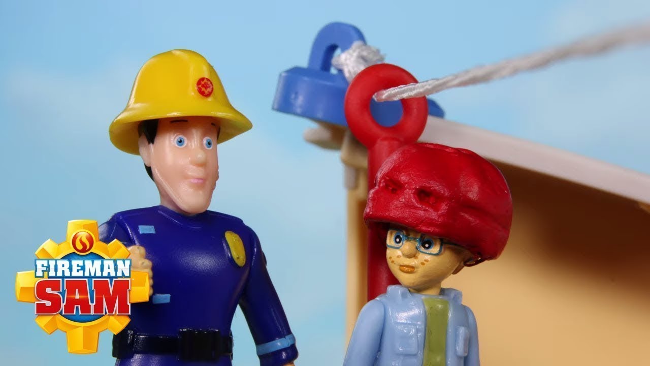 Norman Zipline Accident! | Fireman Sam Official | Stop Motion | Kids ...