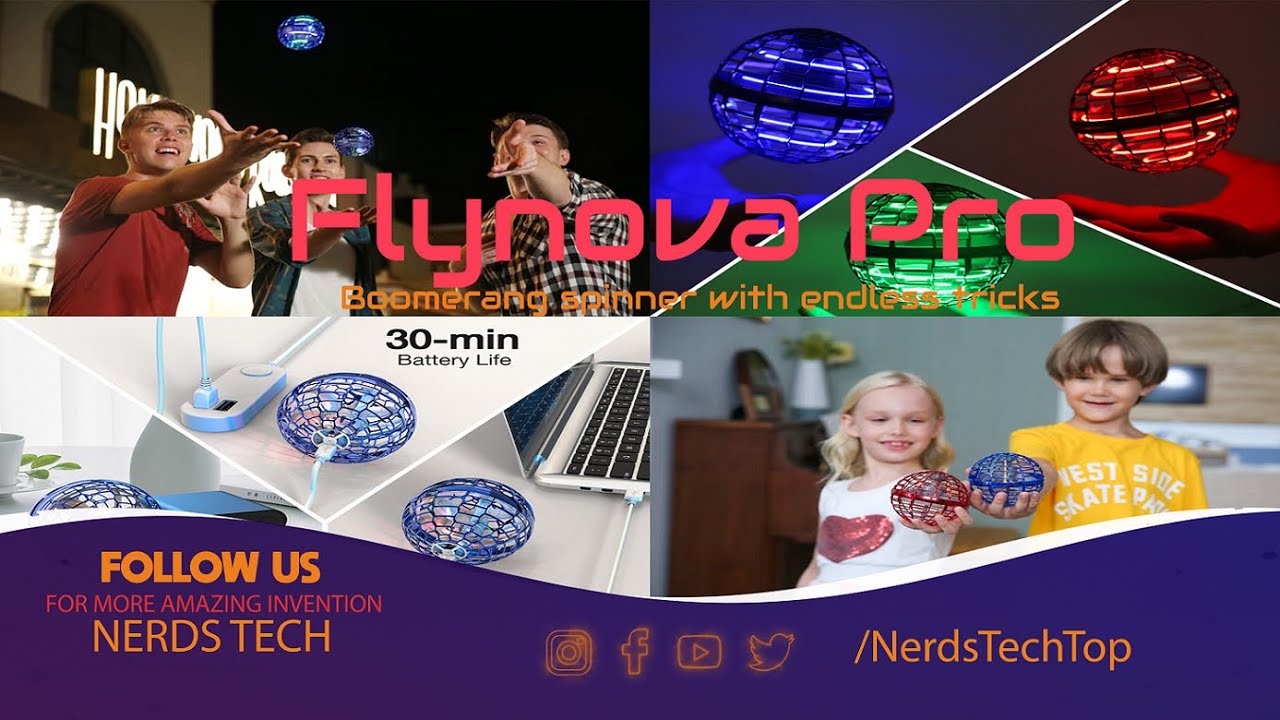 AMAZING ⚡ Flynova Pro Boomerang spinner with endless tricks - YouTube