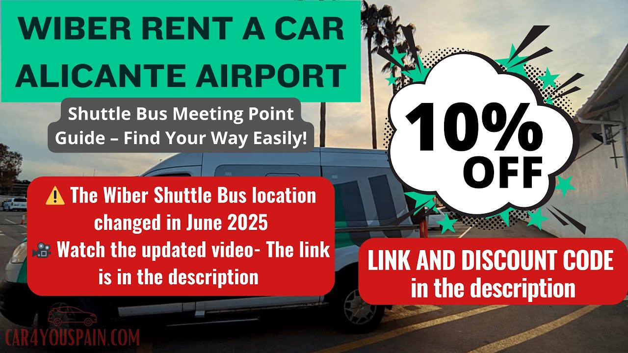 Wiber Rent a Car Alicante Airport | Shuttle Bus – 10% Off (link in ...