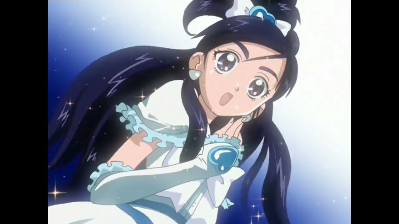 Futari Wa Pretty Cure Fandub Dual Aurora Wave Cure Black & Cure White ...