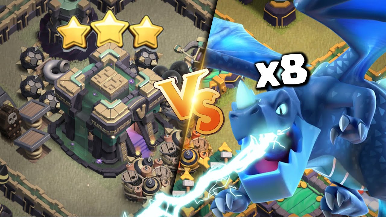 Unbeatable! Electro Dragon Still Dominating Th14 War Bases - Clash Of ...