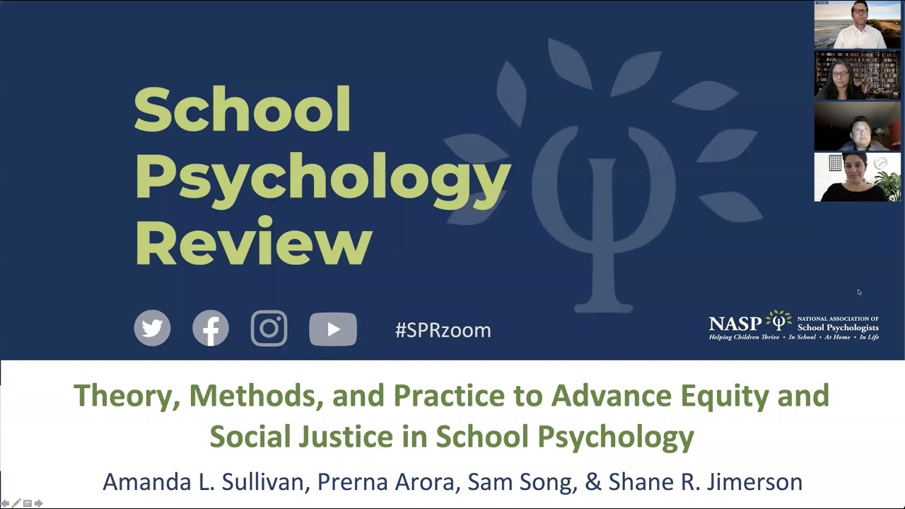 SPR Theory, Methods, and Practice Advancing Equity Feb 22 2021 - YouTube