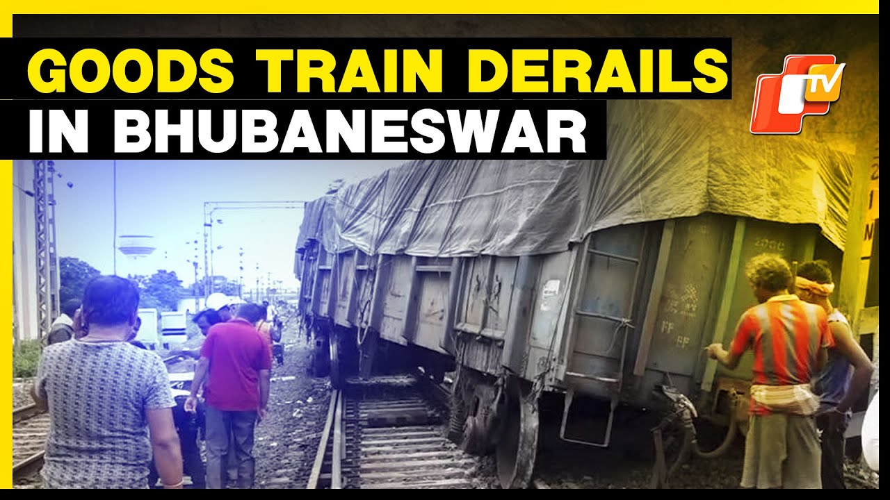Good Train Derails At Mancheswar Station In Bhubaneswar; Several Trains ...