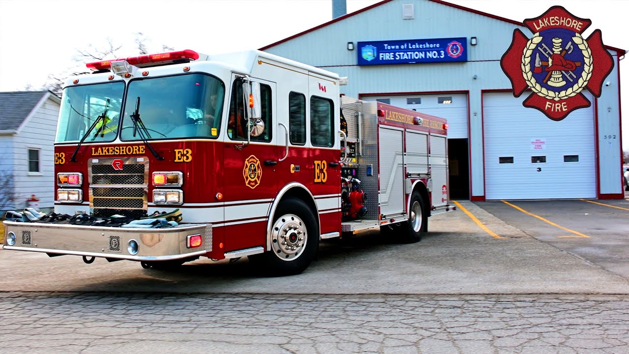 Lakeshore Fire - Engine 3 Responding - YouTube