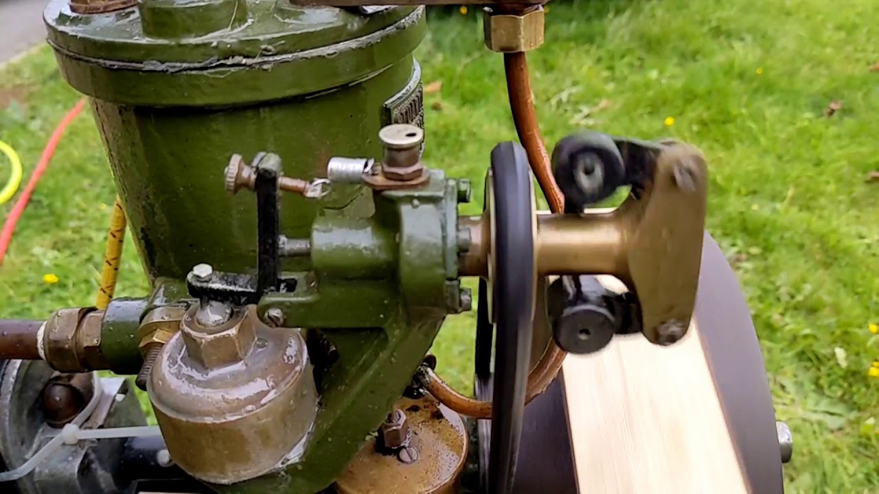 1/2 HP Stuart Turner stationary engine - Run 2. - YouTube