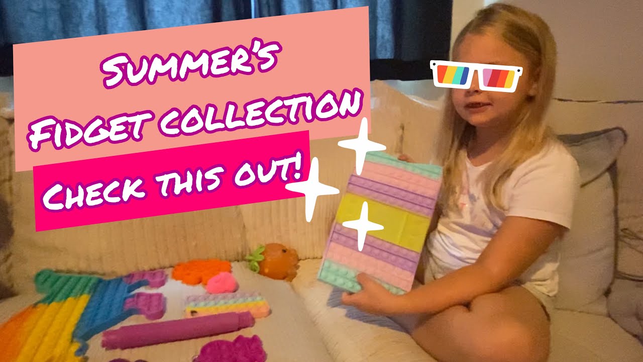 CHECK OUT THIS FIDGET COLLECTION! Let me show you some of my fidgets ...