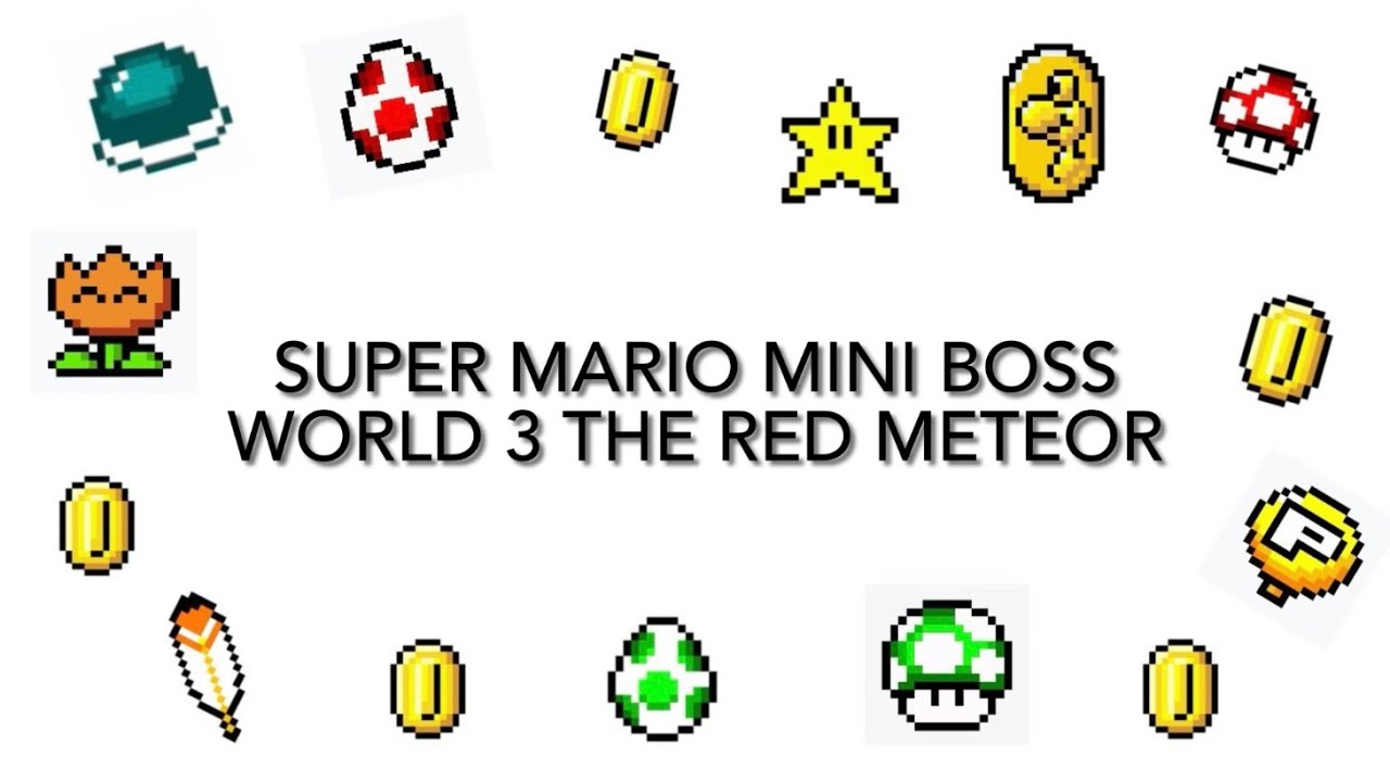 Super Mario Mini Boss World 3 the Red Meteor Teaser Trailer - YouTube