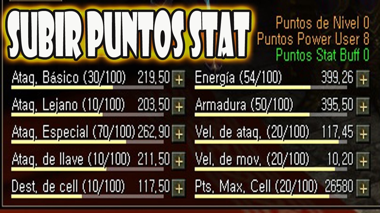 Subir Puntos de Nivel Black y Warrior - Rakion - YouTube