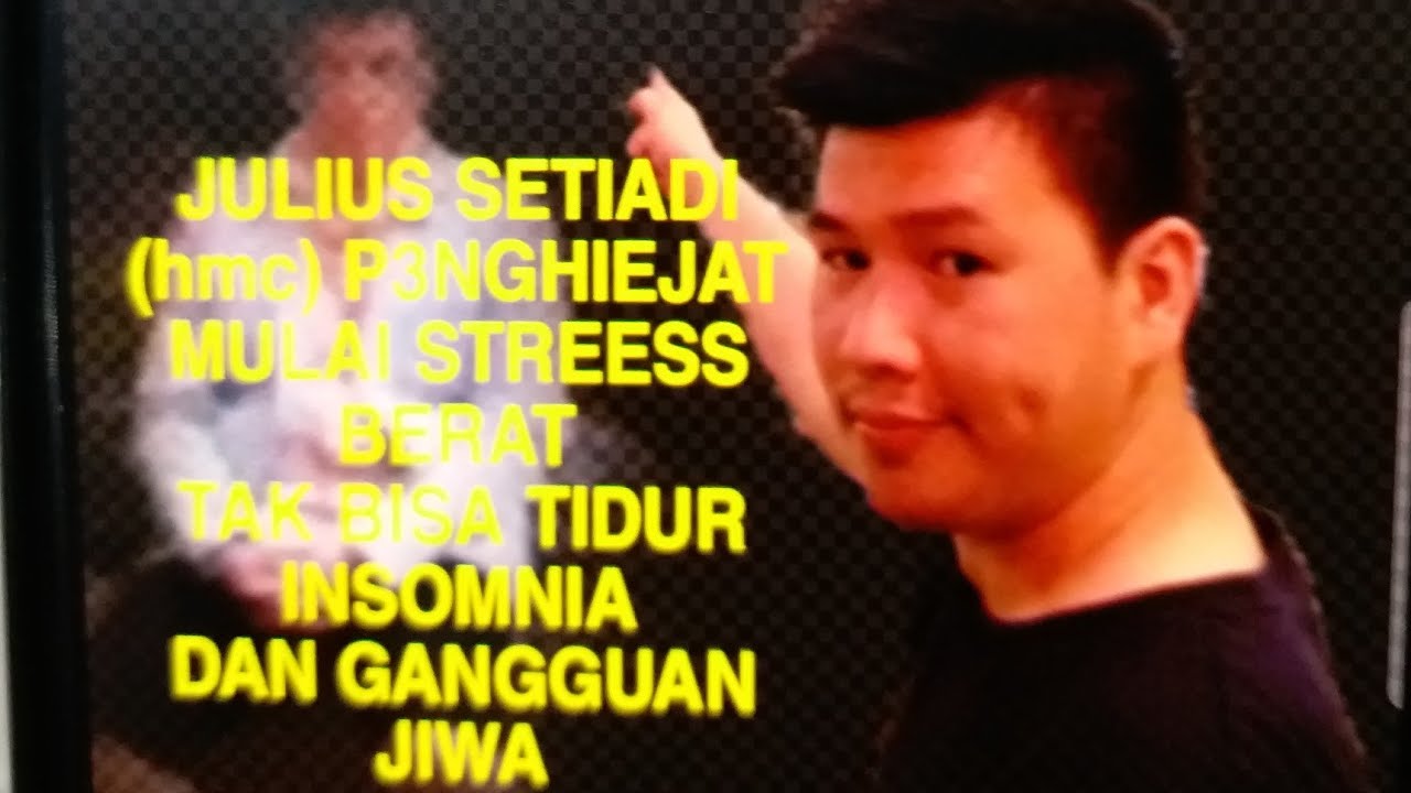 TERKENA STROKE ‼️ JULIUS SETIADI (hmc) STRESS BERAT TIDAK BISA TIDUR ...