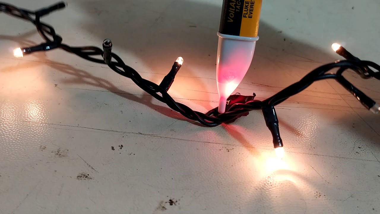 The easiest and fastest way to repair your Christmas lights. - YouTube