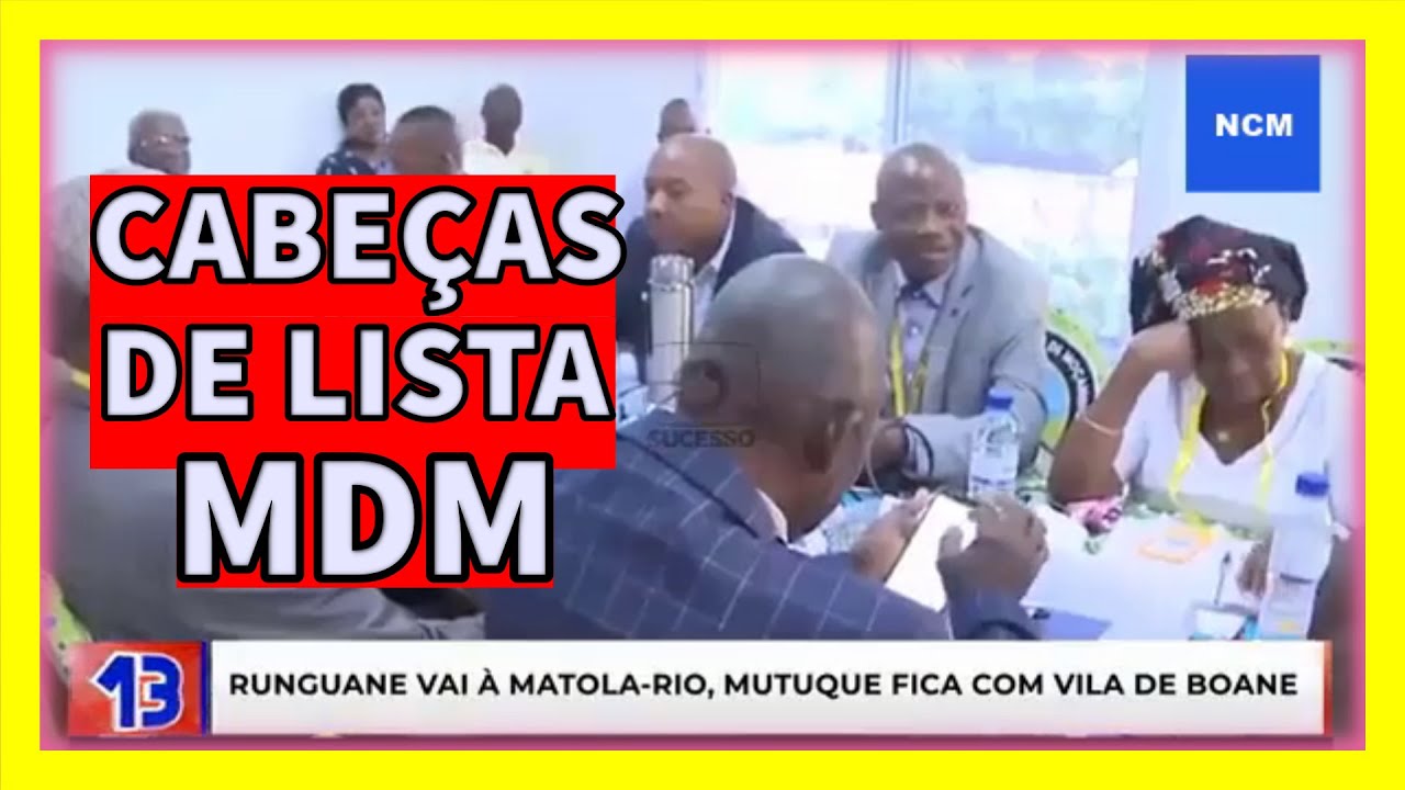 Conheça os Cabeças de Lista do MDM em 2023 - YouTube
