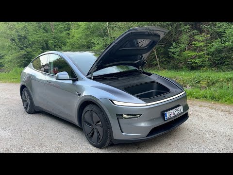 HOW TO CLOSE (& OPEN) the FRUNK on the new TESLA MODEL Y Facelift (JUNIPER)