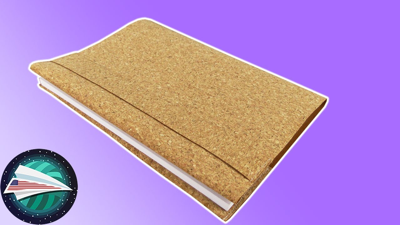 Sewn Book Cover out of Cork | Simple Sewing Project | Sewing for ...