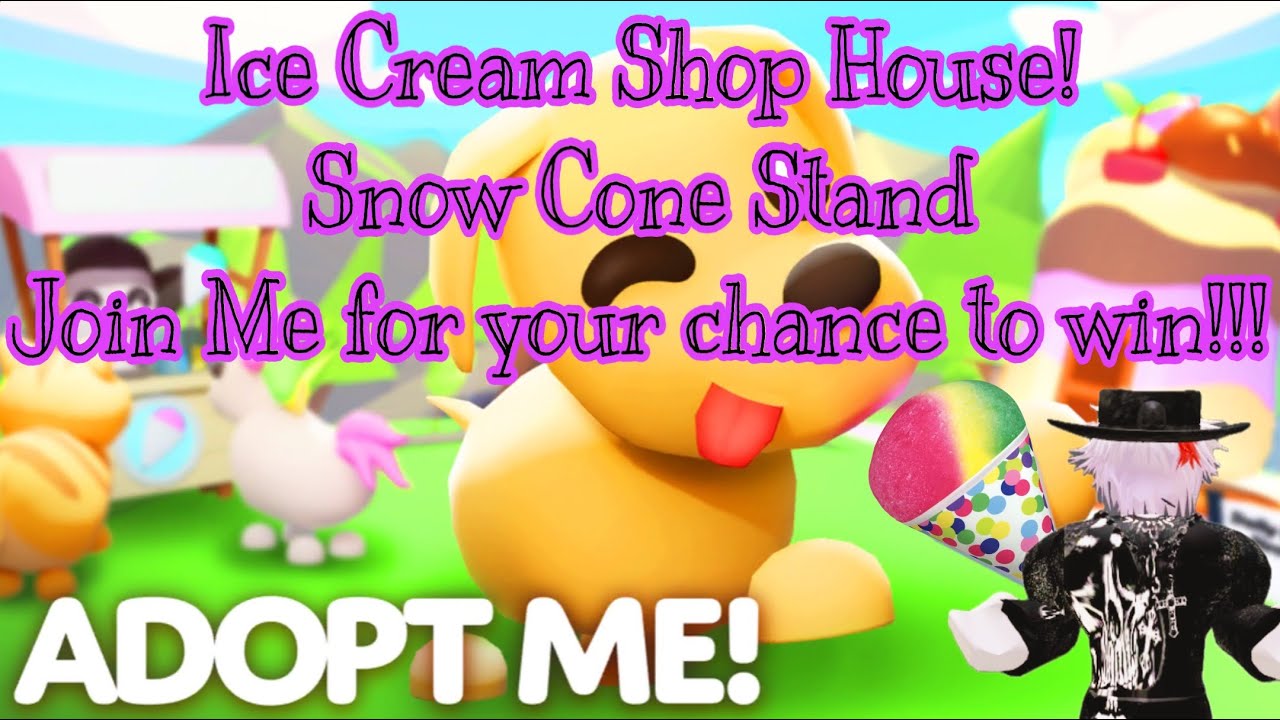 adopt Me ice Cream House Giveaway - YouTube