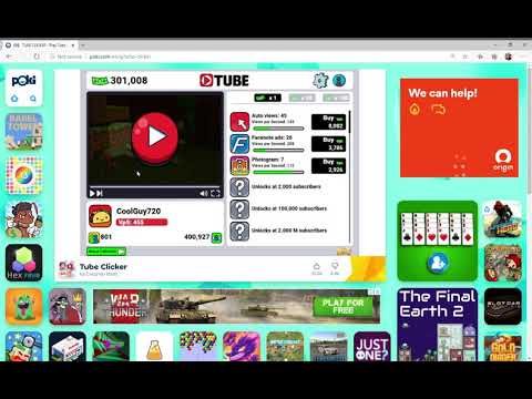 BECOMING THE BEST TUBER!! (Tube clicker) - YouTube
