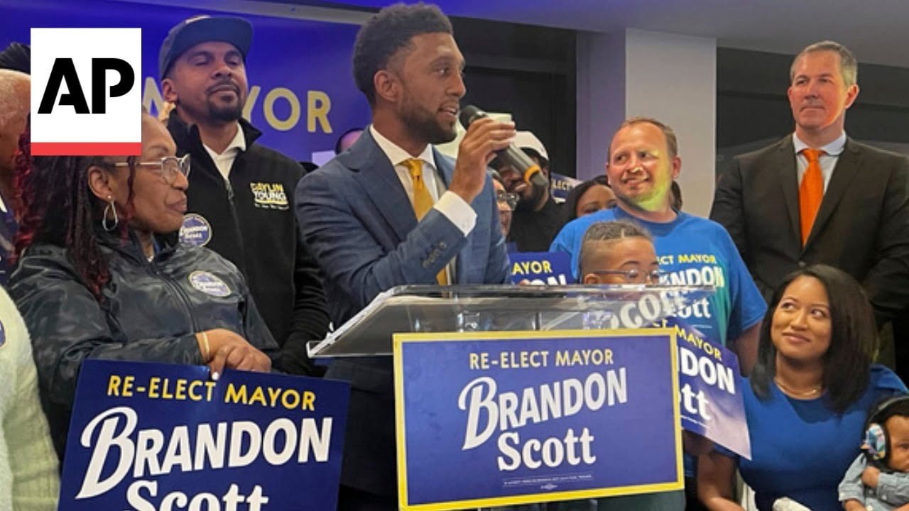 Incumbent Brandon Scott prevails in Baltimore mayor’s race primary ...