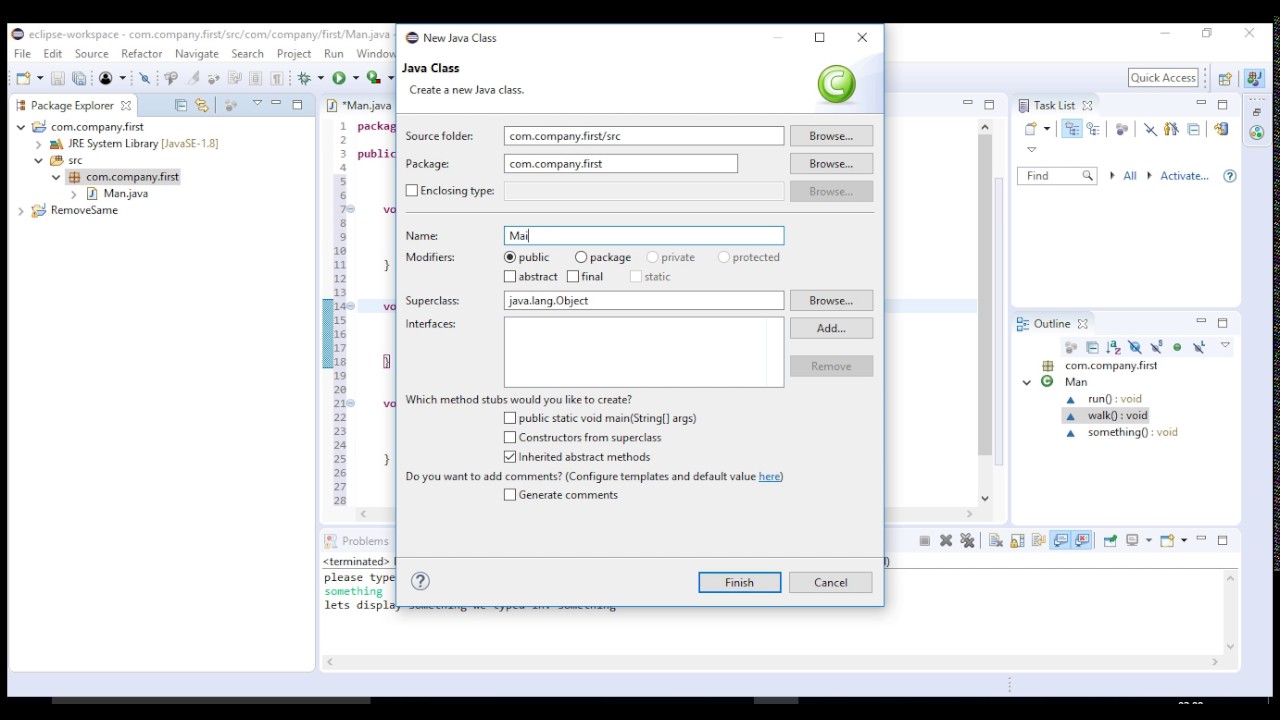 Java Tutorial Class Object Package Printing And Scanning