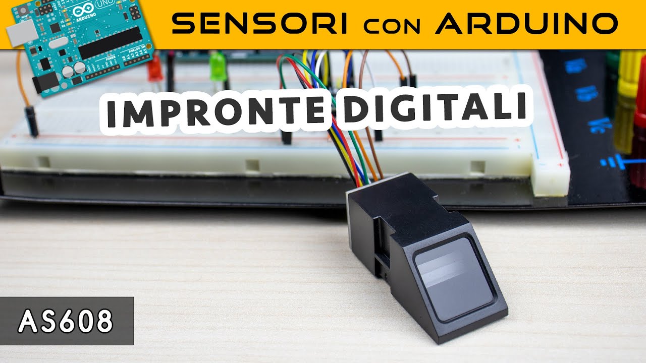 Lettore di impronte digitali (Sensori con Arduino) - YouTube