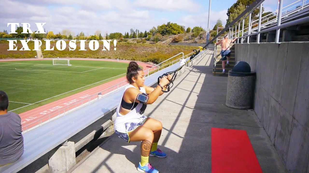 How To Strengthen: Quads, Gluts, Hamstrings, & Core | TRX Explosion! - YouTube