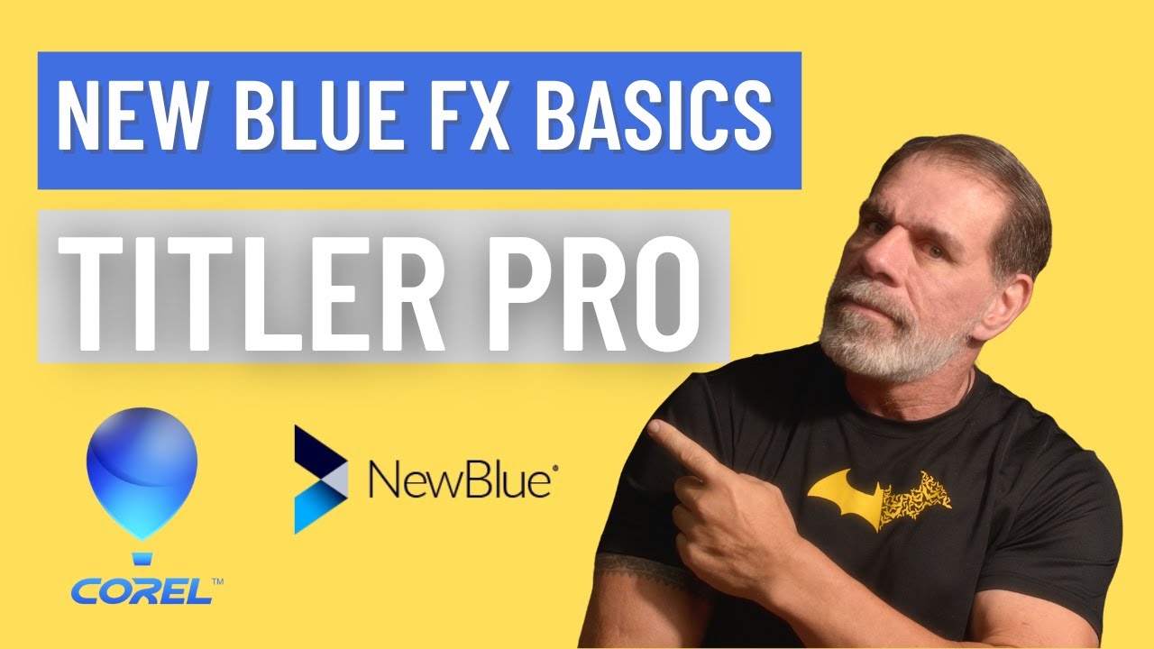 Beginners guide New Blue FX Title Pro - YouTube