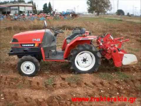 Φρεζάρισμα με τρακτέρ YANMAR F-5 - www.trakterakia.gr