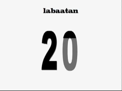 Numbers in Somali language (11-20) - YouTube