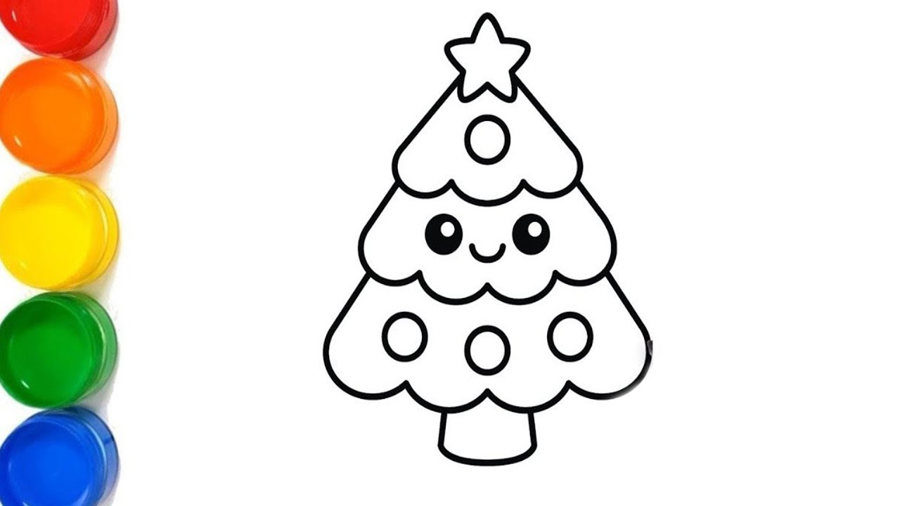Christmas Drawing Easy Drawing | Drawing Competition Kids-Learning ...
