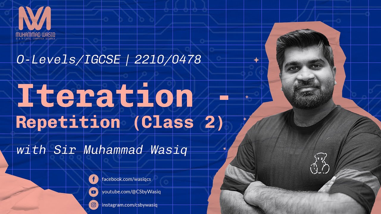 Iteration | 2nd Class | Control Loop | Algorithm | Paper2 | O Level | A ...